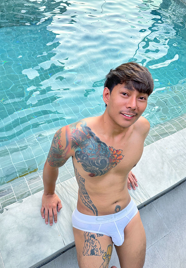 Khun Nangky เปิดวาร์ปนายแบบหล่อ เป้าตุงถึงใจ หล่อแซ่บขั้นสุด