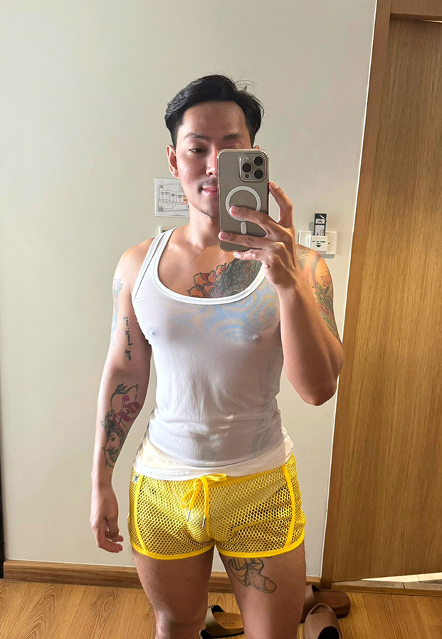 Khun Nangky เปิดวาร์ปนายแบบหล่อ เป้าตุงถึงใจ หล่อแซ่บขั้นสุด