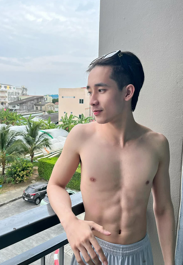 Pumin Tiyanan เปิดวาร์ปหนุ่มหล่อไทบ้าน หุ่นแซ่บ พกของใหญ่มาก